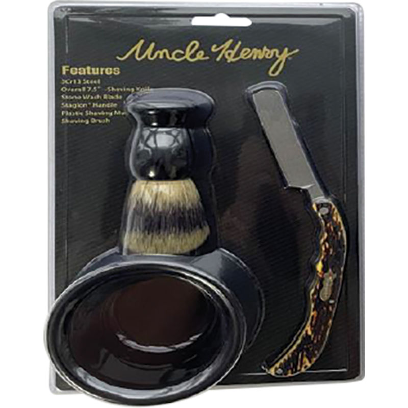 Uncle Henry Shaver Blade Combo Gift Set - Gebo's