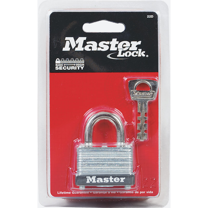 1-1/2" MasterLock 22D Keyed Padlock - Gebo's