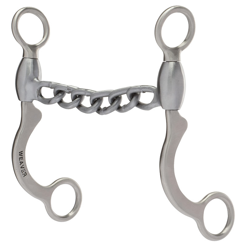 Weaver Leather Pro Series 5" Short Shank Horse Bit, Sweet Iron Polished ...