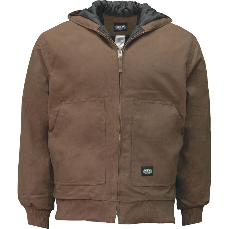 Key Lined Jacket with Hood - Gebo's
