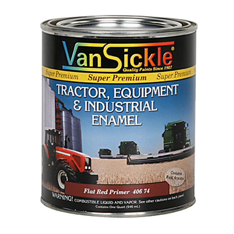 1 Qt. Van Sickle Flat Red Primer Tractor & Equipment Enamel - Gebo's