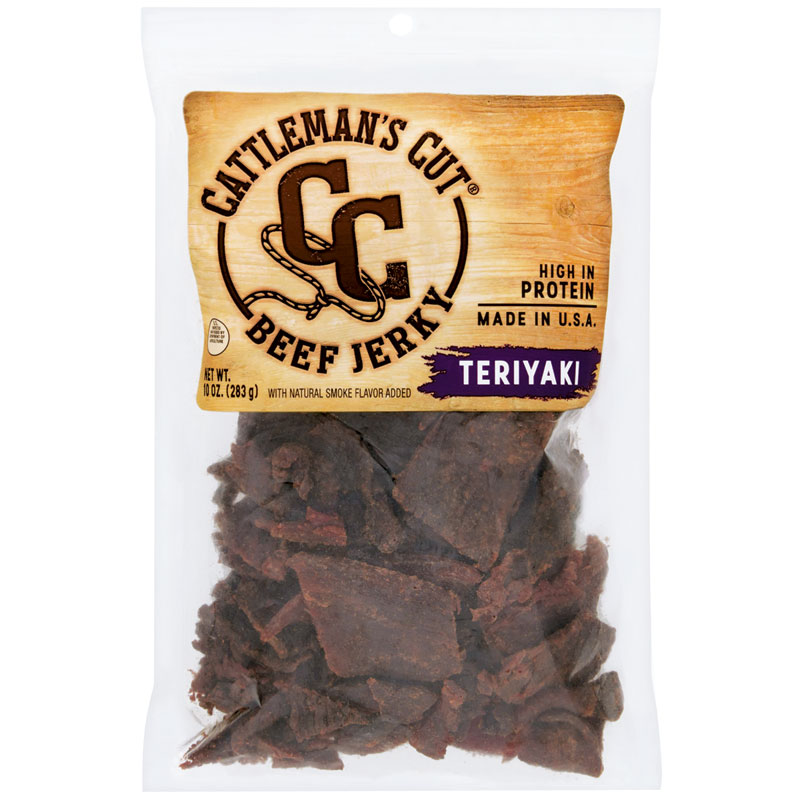 10-Oz. Cattleman's Cut® Teriyaki Jerky - Gebo's