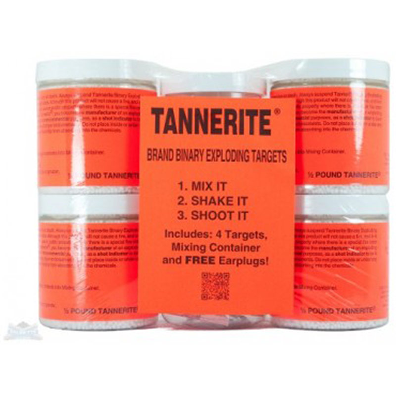 4 Pk. 1/2 Lb. Tannerite® Exploding Target - Gebo's