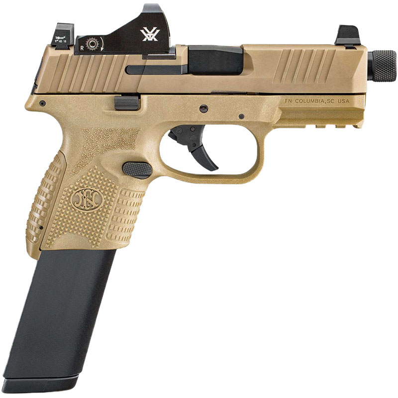 FN 509 Compact Tactical 9mm Luger caliber, 15+1 capacity, 4.32" barrel ...