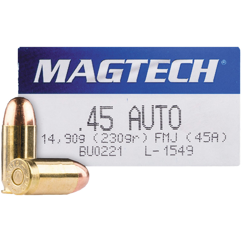 Magtech 50 Rounds 0.45 230 Gr. ACP Auto Ammo - Gebo's