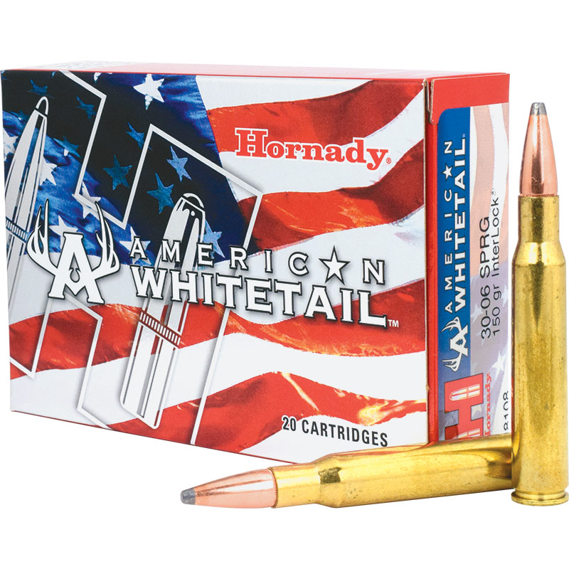 Hornady 30-06 150 Gr. InterLock American Whitetail Ammo - Gebo's
