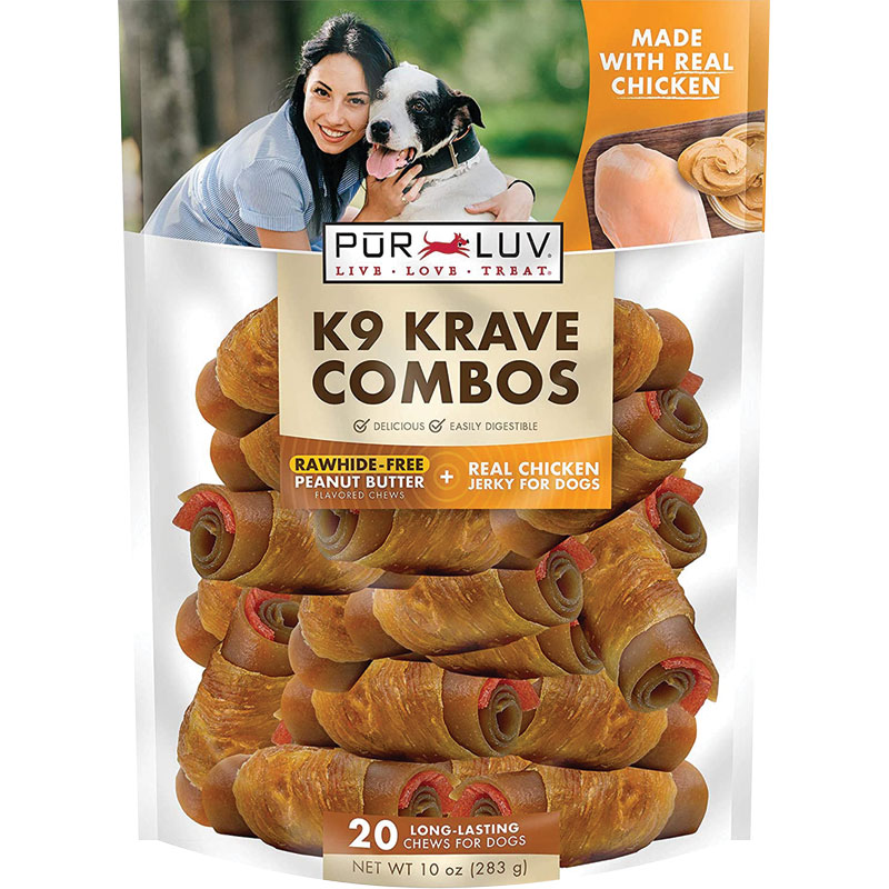 20 Ct. Pur Luv K9 Craves Peanut Butter Combo - Gebo's