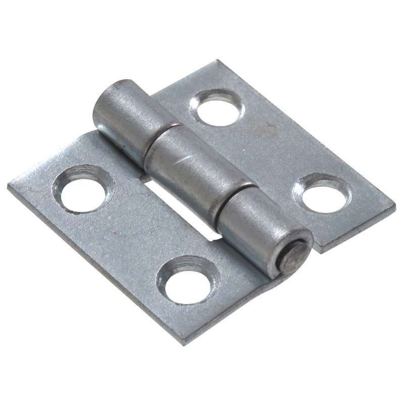 1" Zinc Plated Light Narrow Door Hinge - Gebo's