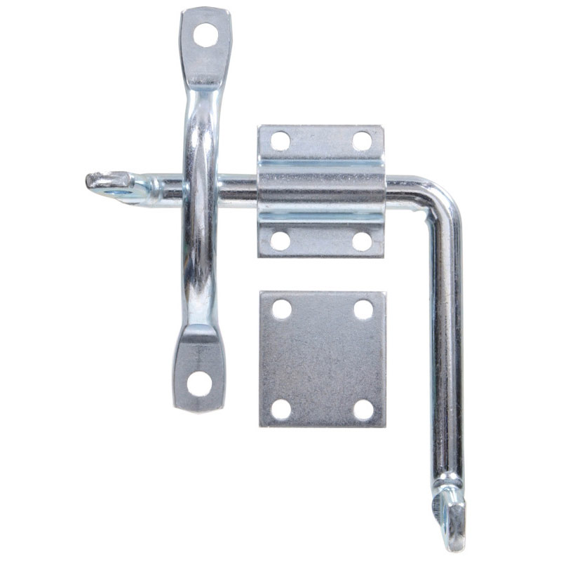 Zinc Plated Door & Gate Latch with Bar Strike Plate - Gebo's