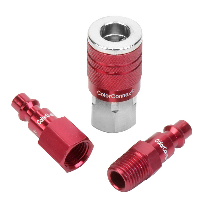 3 Pc. ColorConnex Red Coupler & Plug Kit - Gebo's