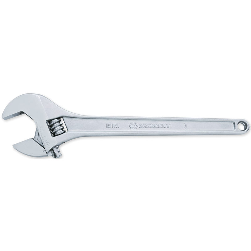 15" Apex Tool Group Crescent Adjustable Chrome Wrench - Gebo's