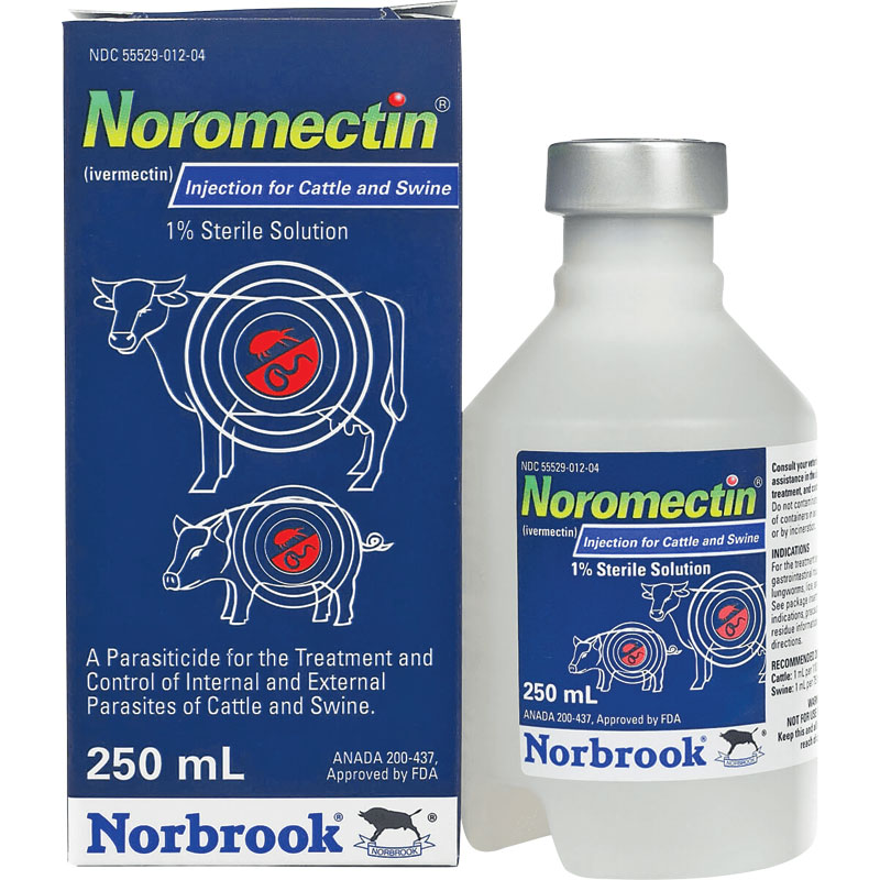 250 ML. Noromectin 1% Injectable - Gebo's