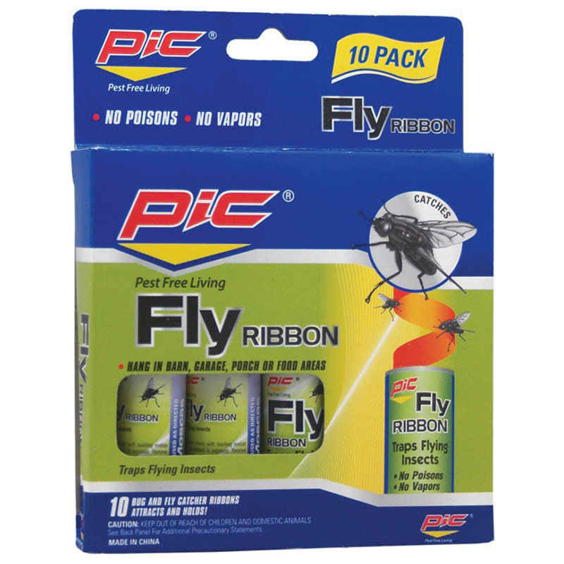 10 Pk. PIC Fly Ribbon - Gebo's