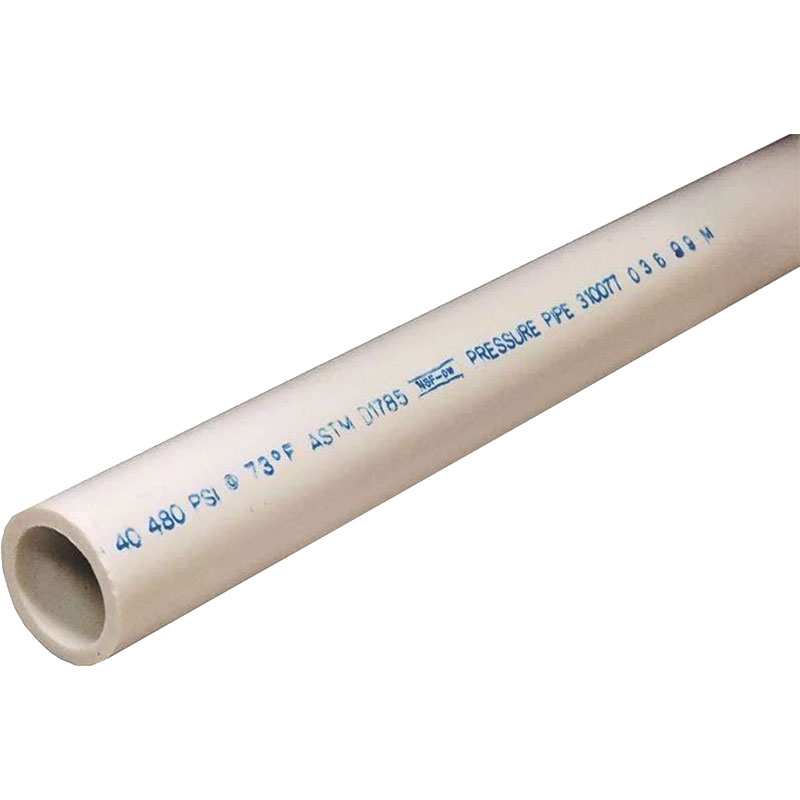 3/4"x10' PVC Pressure Pipe - Gebo's