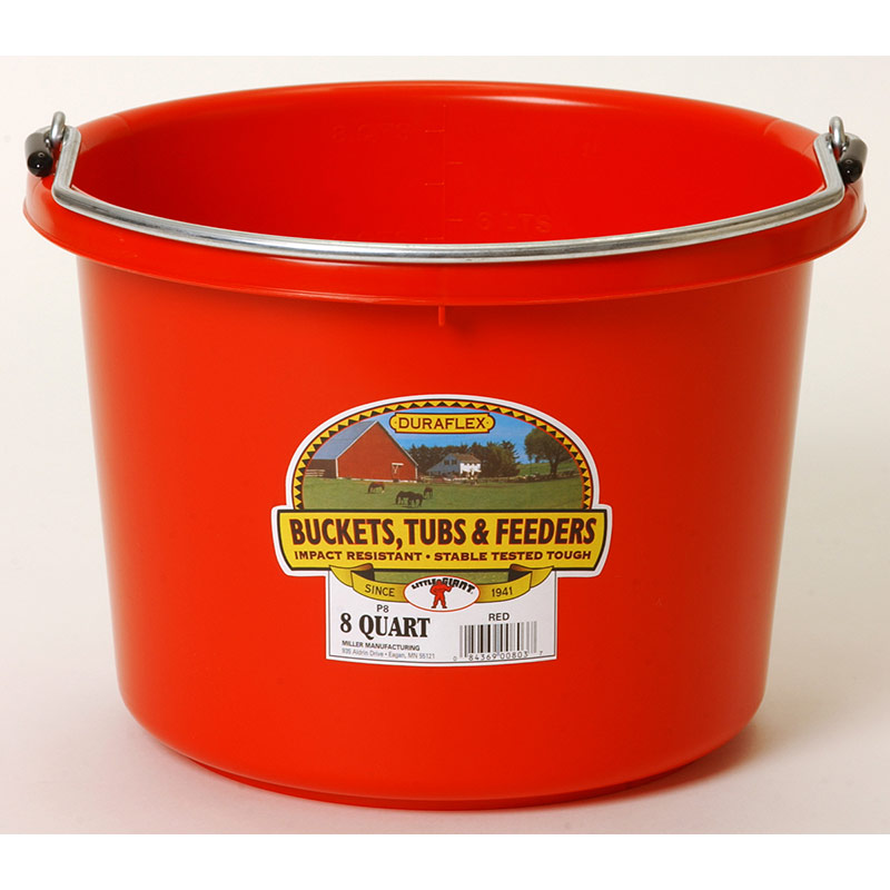 Little Giant 8 Qt. Round Plastic Bucket - Gebo's
