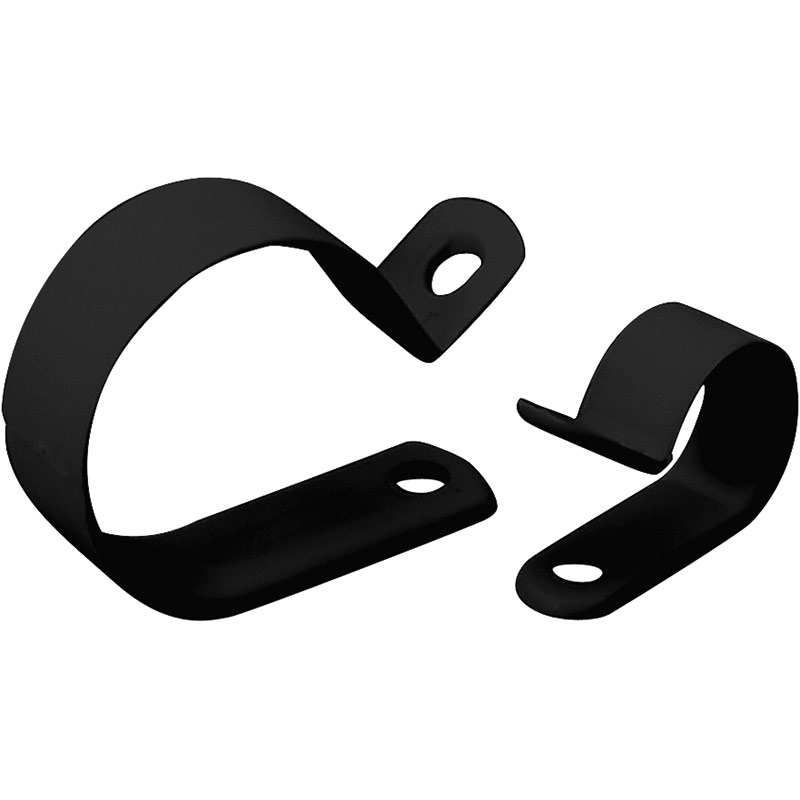 12 Pk. Black Plastic Cable Clamps - Gebo's