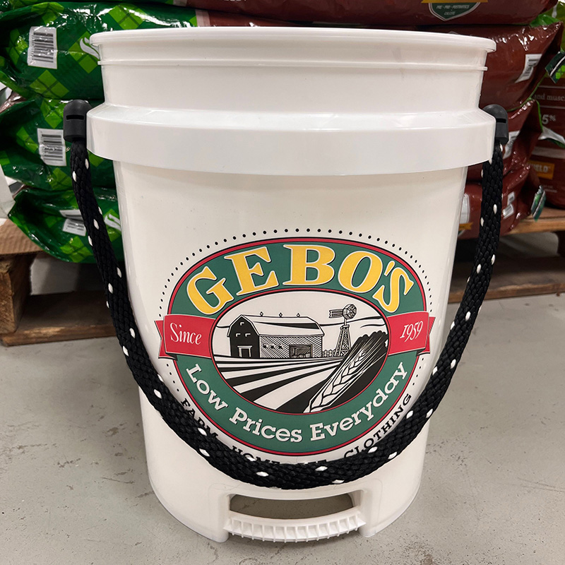 Gebo's Bucket with Rope Handle - Gebo's